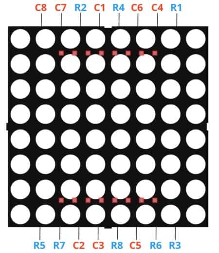 Learn How an 8×8 LED Display Works and How to Control it Using an ...
