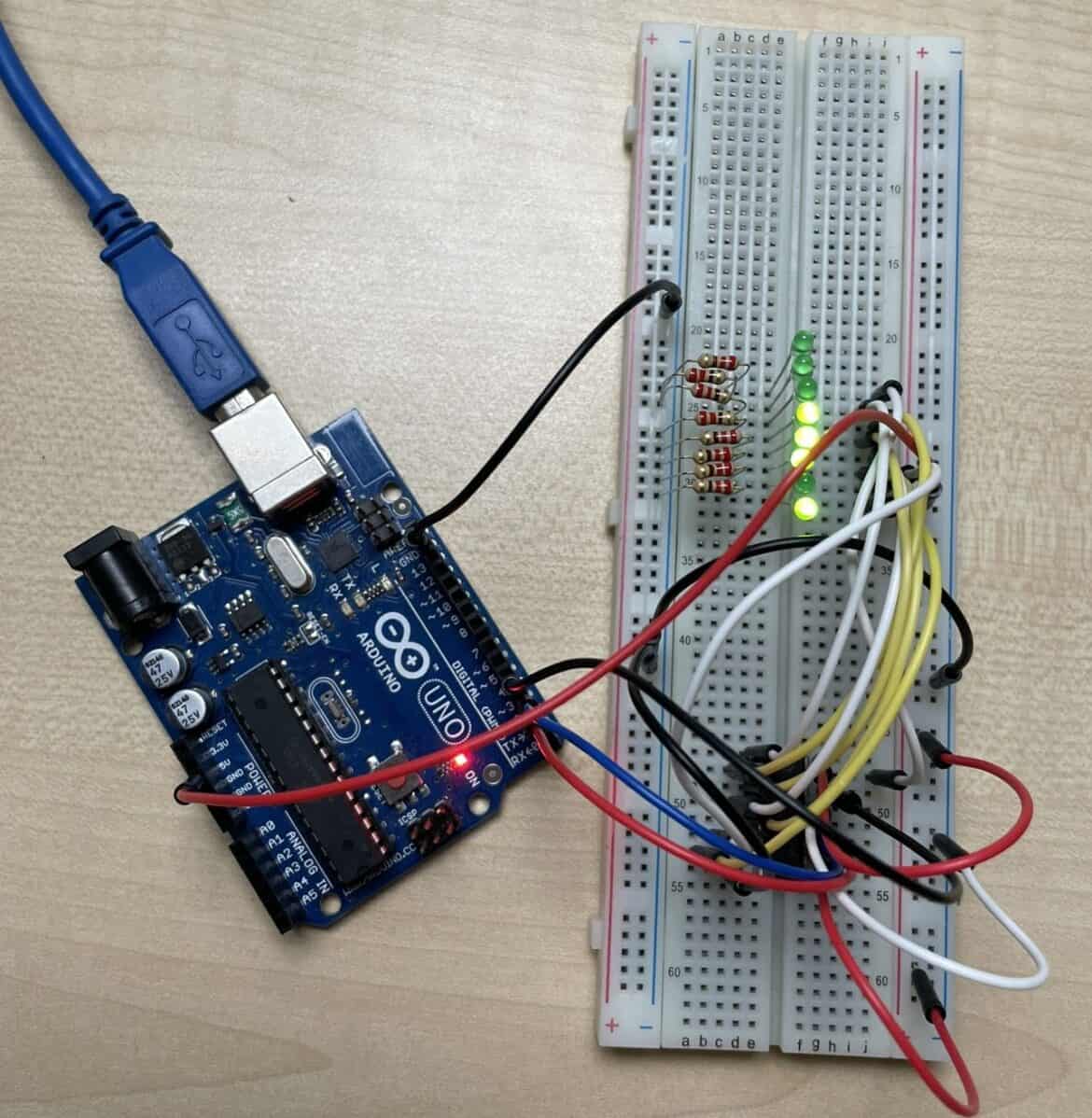 Use 74hc595 Shift Register With Arduino Software Particles