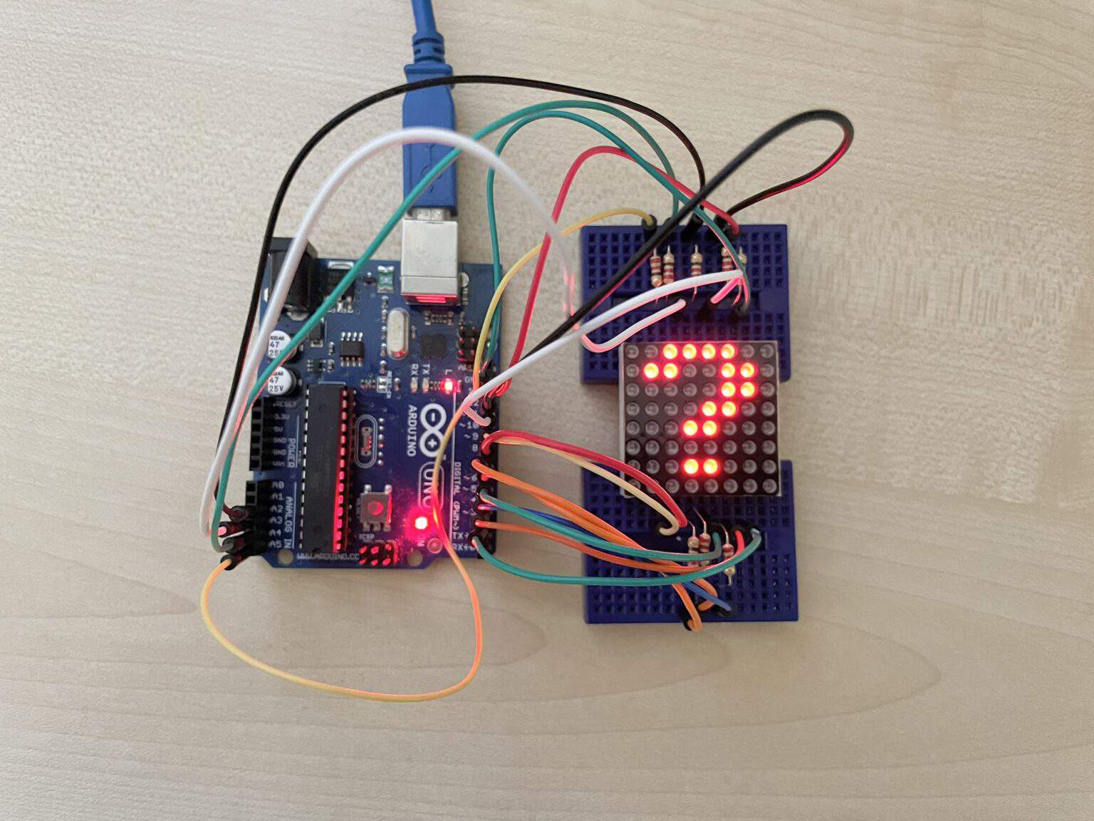 Learn How an 8×8 LED Display Works and How to Control it Using an ...