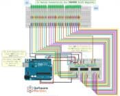 How To Connect 74HC595 Shift Register In Series and Control Multiple Pins Using Arduino ...